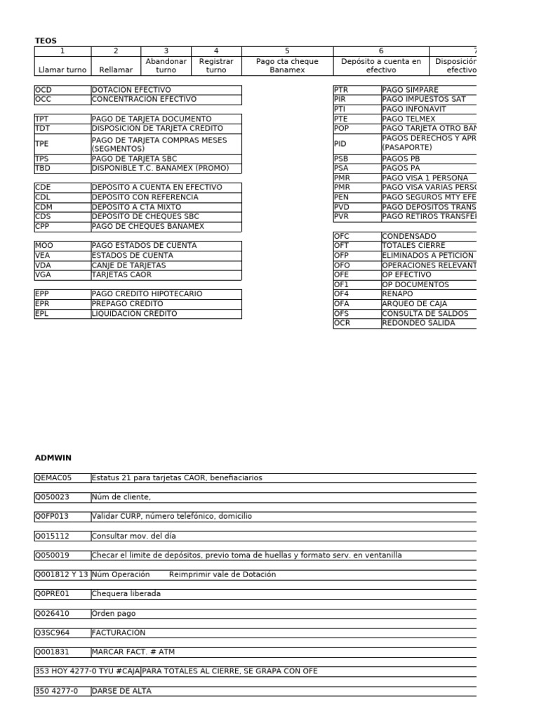 Rutas Teos | PDF | Bancario | Servicios financieros