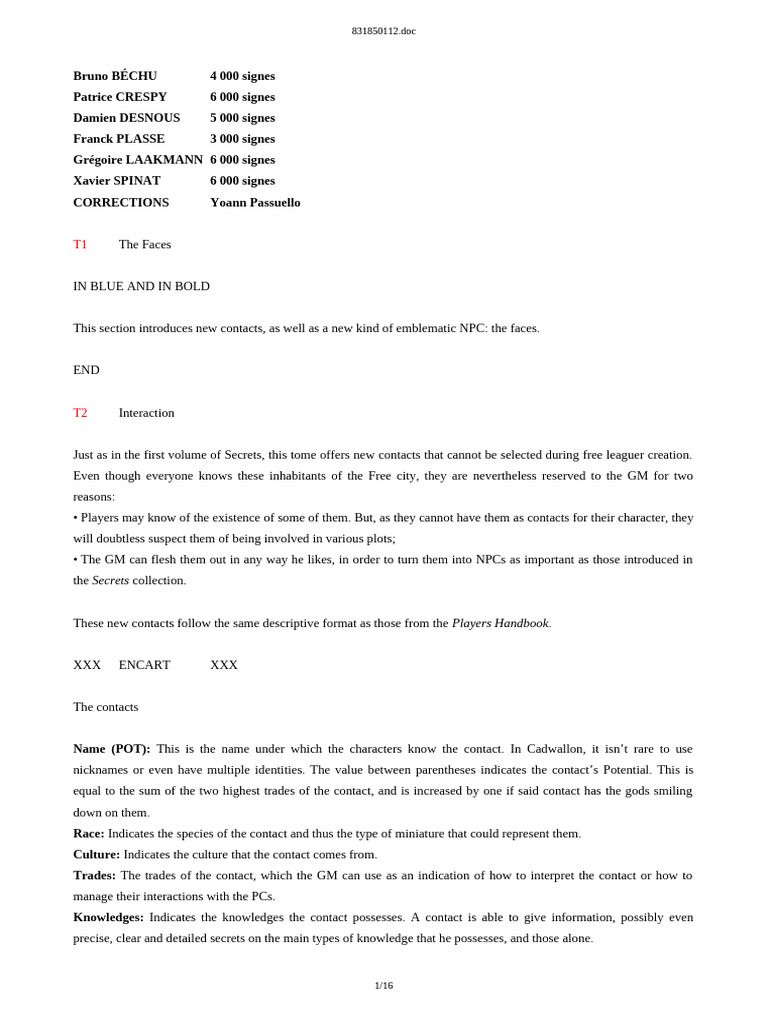 02-0-1 Contacts-Corr03 En1 RVD GH Us Xen | PDF