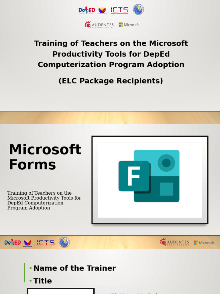1.3 Microsoft Forms | PDF | Educational Technology | Learning