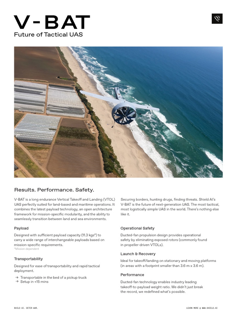 2024 10 24 VBAT International One-Pager | PDF | Takeoff | Unmanned ...