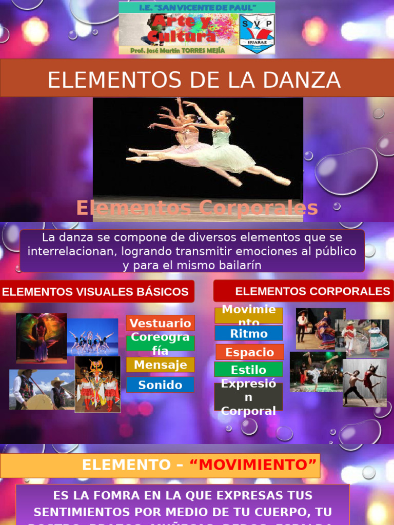 Elementos Corporales de La Danza | PDF | Bailes | Ritmo