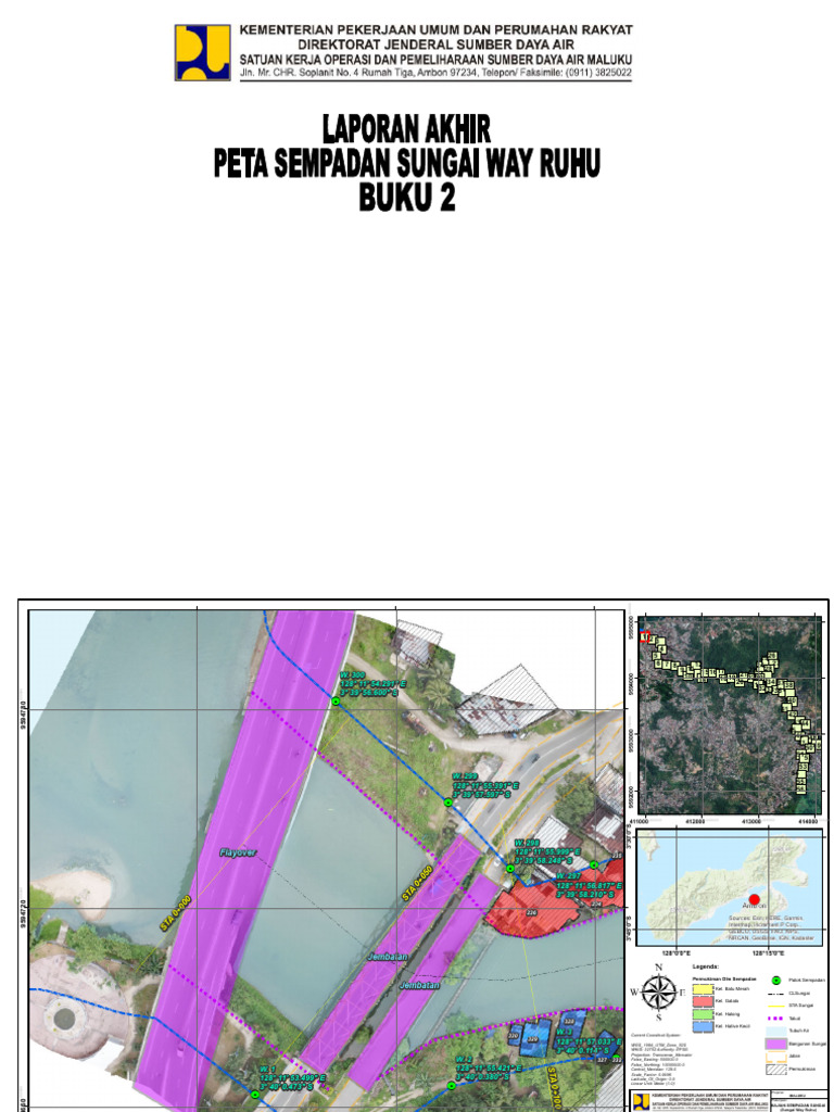 Laporan Akhir (Buku 2 Peta Sempadan Sungai) | PDF