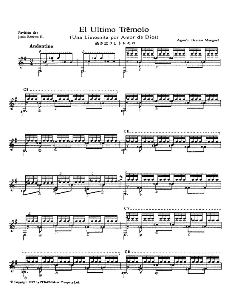 Ultimo Tremulo Barrios | PDF