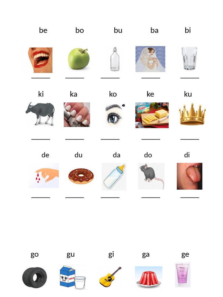 Pantig Pagbasa | PDF