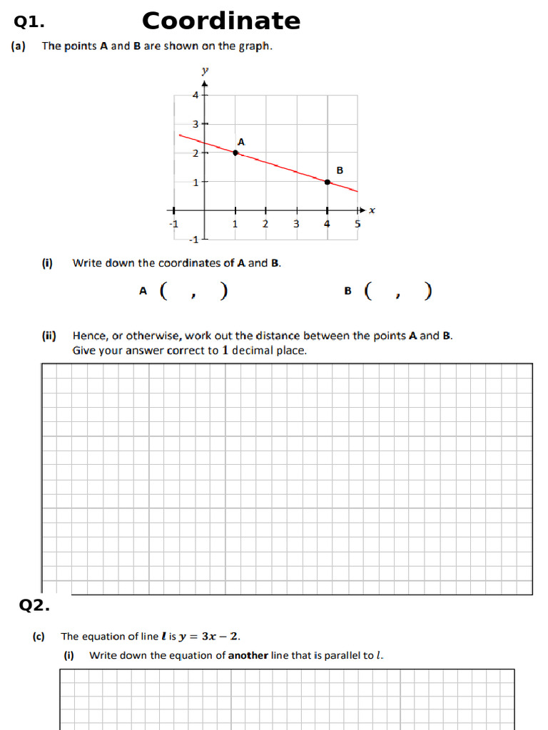coord geometry exam papers | PDF