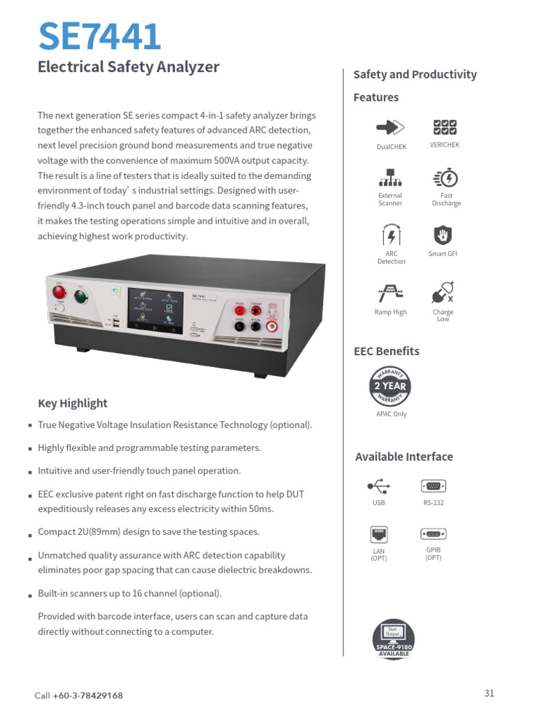 SE 7441 Datasheet - 20230505 | PDF | Alternating Current | Voltage