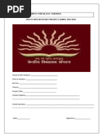 MULTIDISCIPLINARY PROJECT (MDP) Class V | PDF | Water