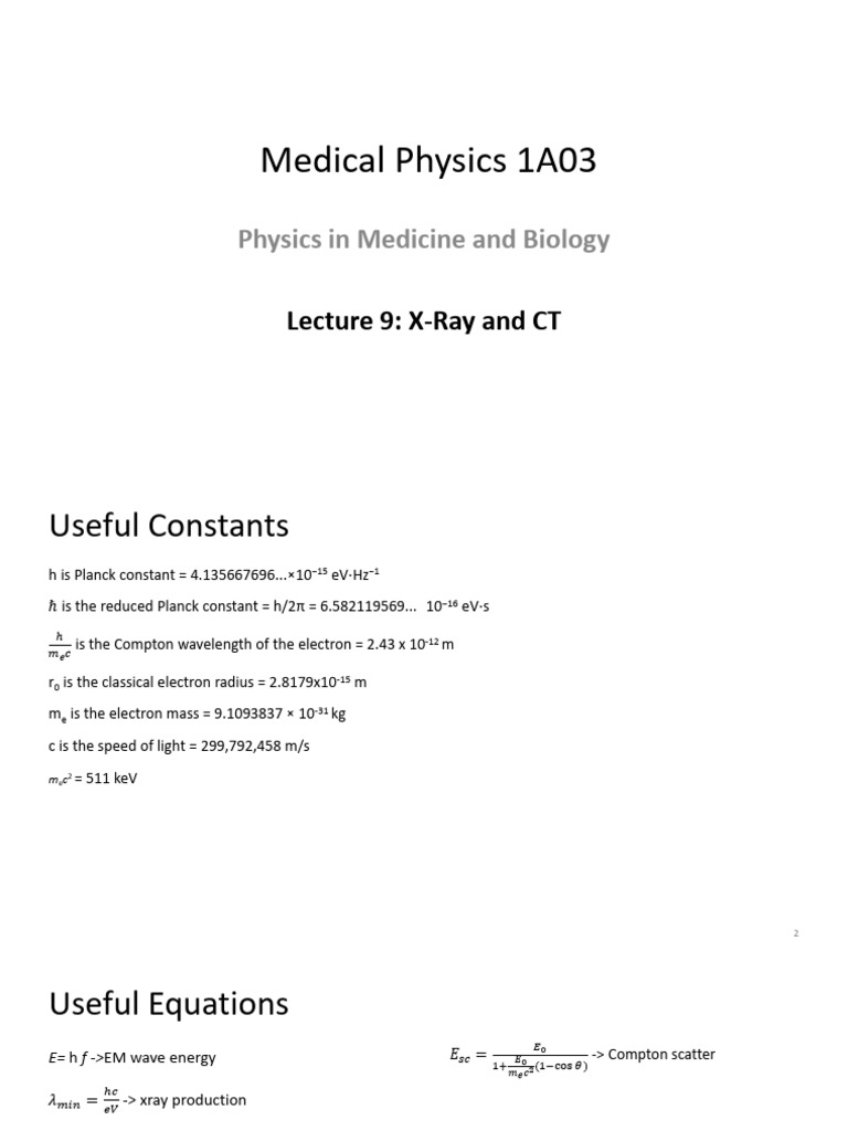 L9 Xrays | PDF
