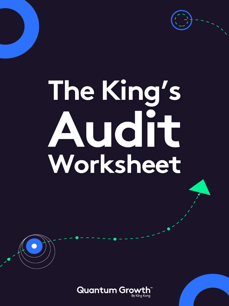King’s Audit Worksheet for Efficiency | PDF | Economies | Business