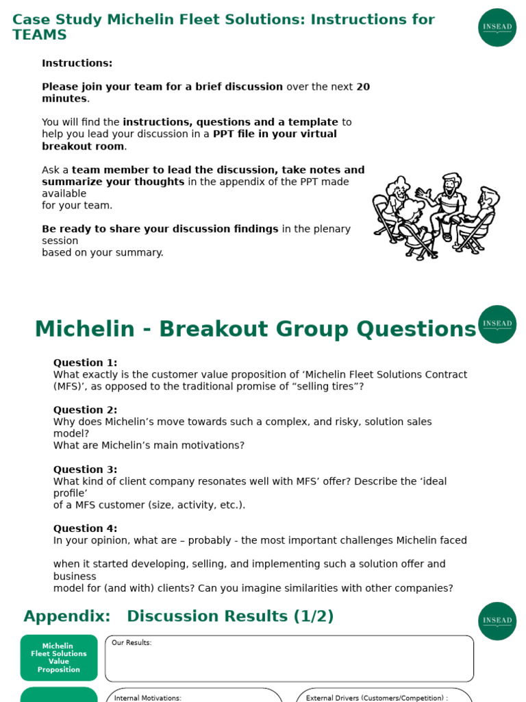 Michelin Solutions Break Out Exercise 11 June 2021 | PDF