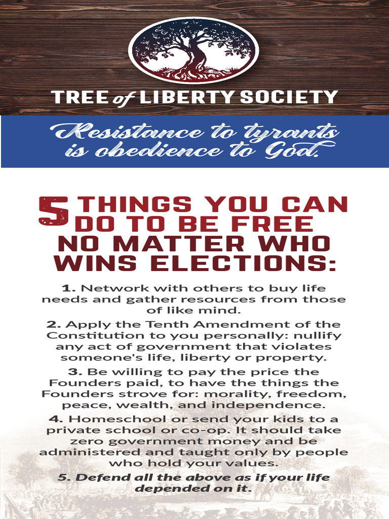 5 Steps to Defend Against Tyranny | PDF