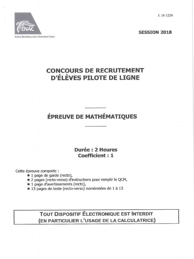 Enac 2018 Epls 1 | PDF