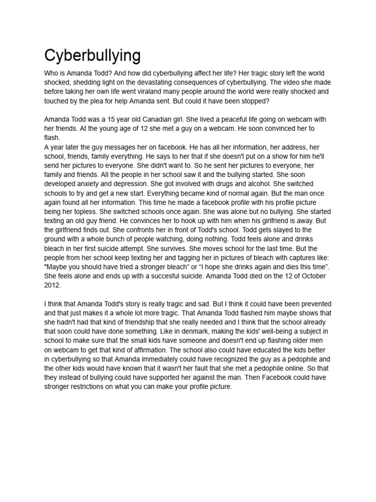 Cyberbullying (1) | PDF | Cyberbullying