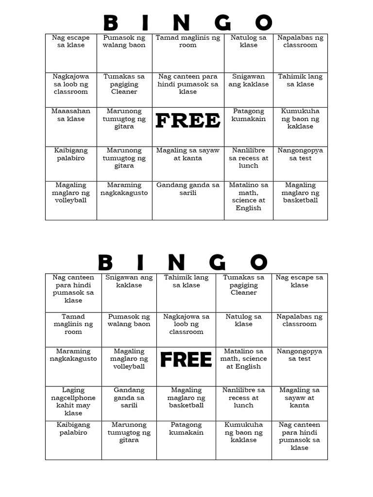 Bingo | PDF