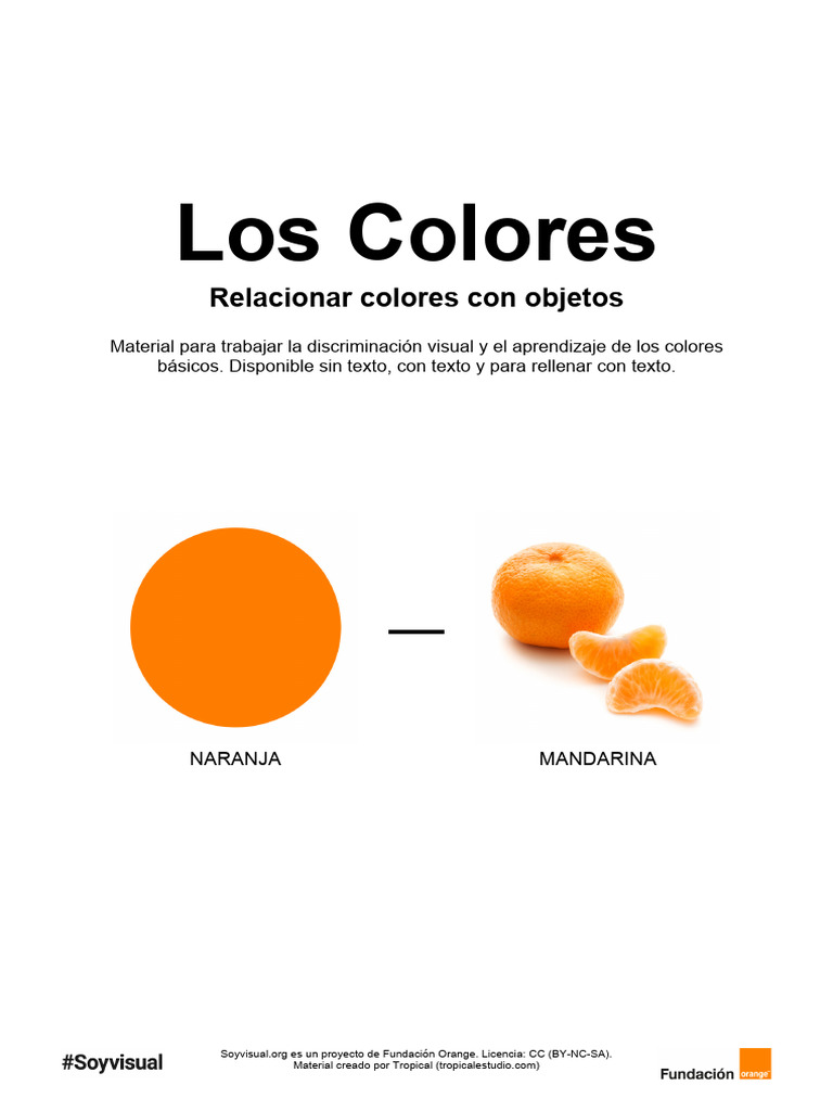 Asociación de Colores y Objetos | PDF | Diseño gráfico | Tecnicas ...