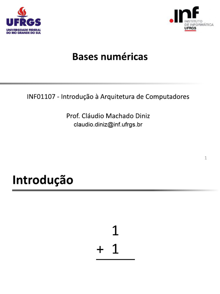 01 - Bases Numéricas | PDF
