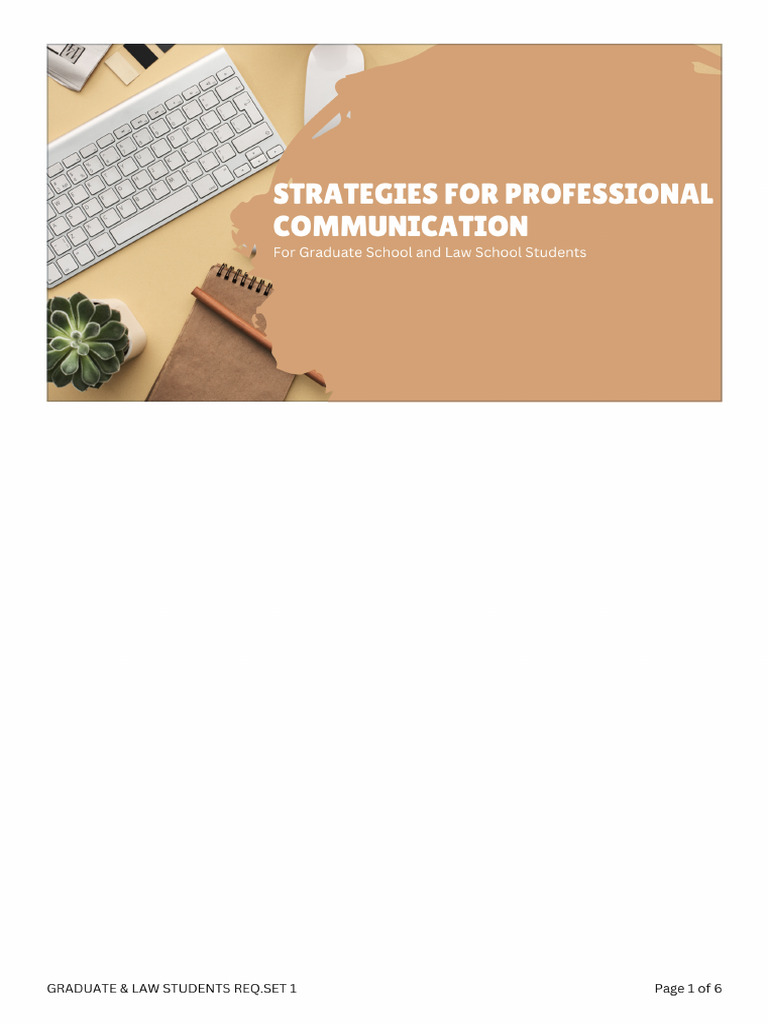 Graduate Law Students Req - Set 1 | PDF