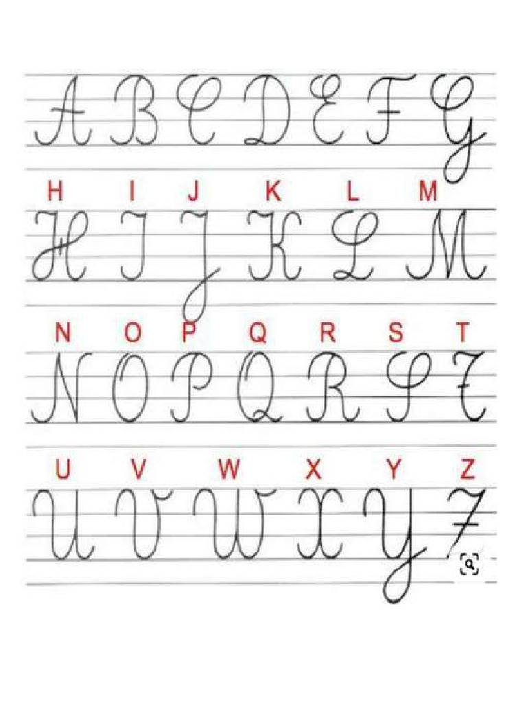 Caligrafia Cursiva | PDF