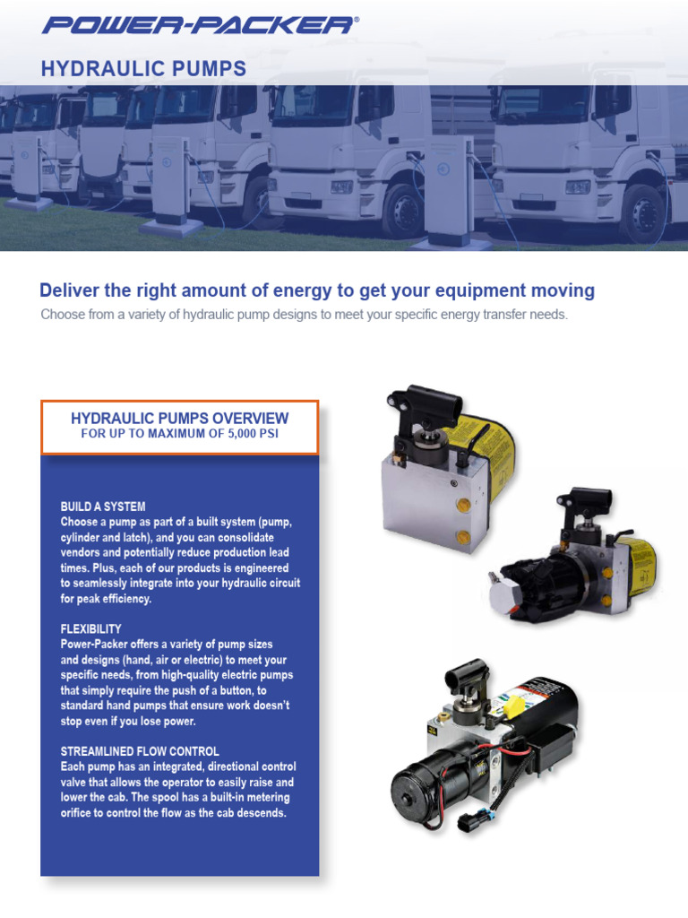 PP_HydPumps_4pgs_101823 | PDF | Pump | Fluid Dynamics