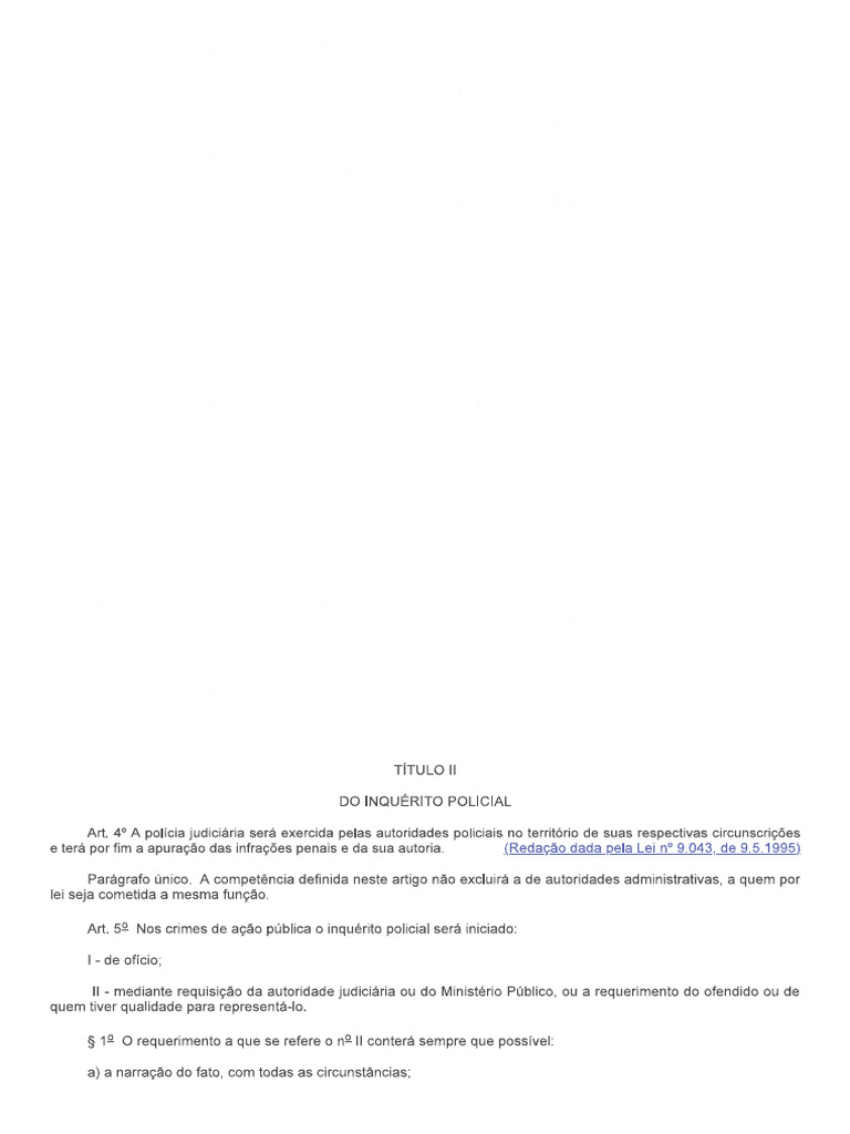 Compilado CPP Coforme Edital Art. 4 A 23 - 26 A 62 - 155 A 250 e 282 A 350 | PDF