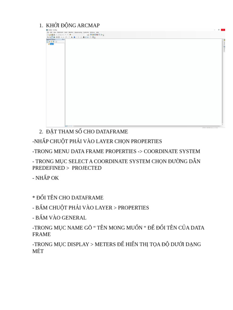 Cách S D NG ArcGis | PDF