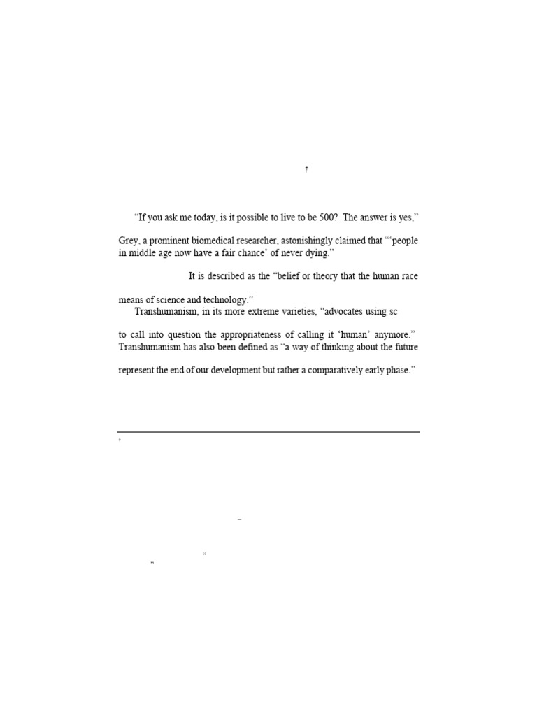 Transhumanism 5 | PDF | Transhumanism | Gene Therapy