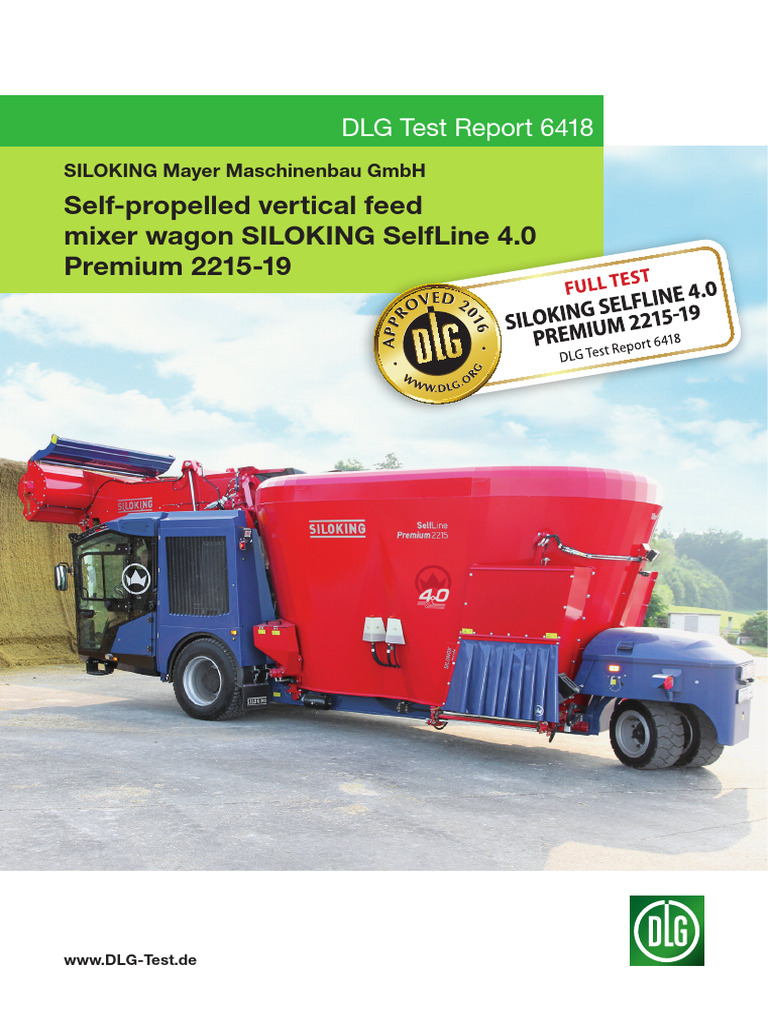 Siloking SelfLine DLG-test | PDF