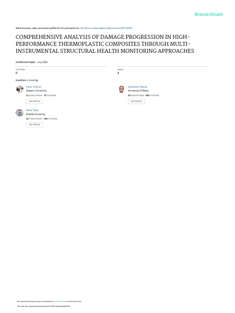 Vol3 ECCM21 MaterialandStructuralBehavior-1751-1756 | PDF | Composite Material | Materials