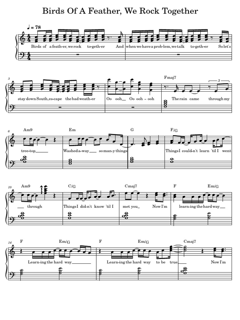 Birds of A Feather, We Rock Together - Vulfpeck | PDF | Birds | Ornithology