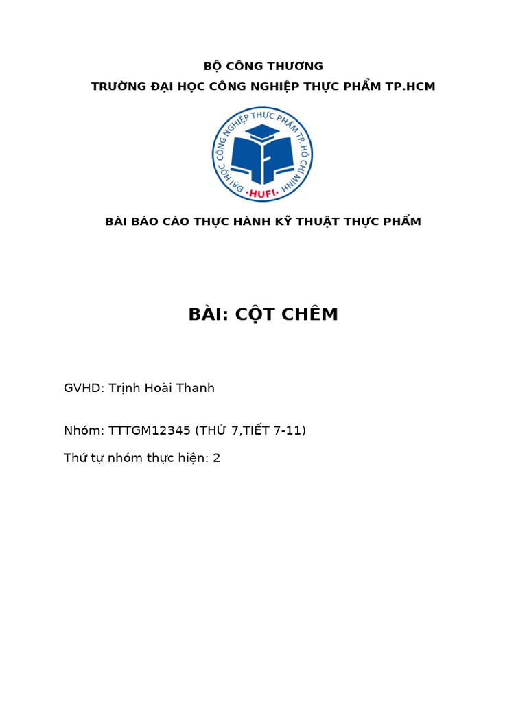 TTTGM12345 - Bài C T Chêm - Báo Cáo | PDF