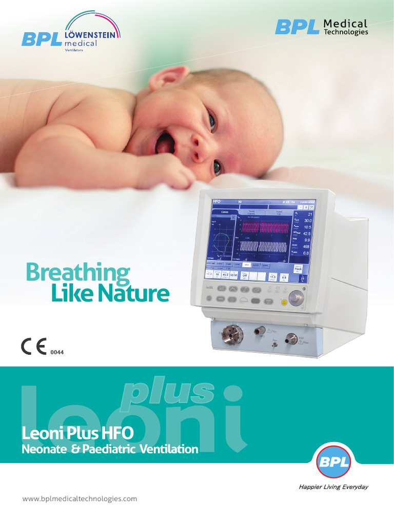 Leoni Plus HFO - Technical Data - EN | PDF | Respiratory System ...