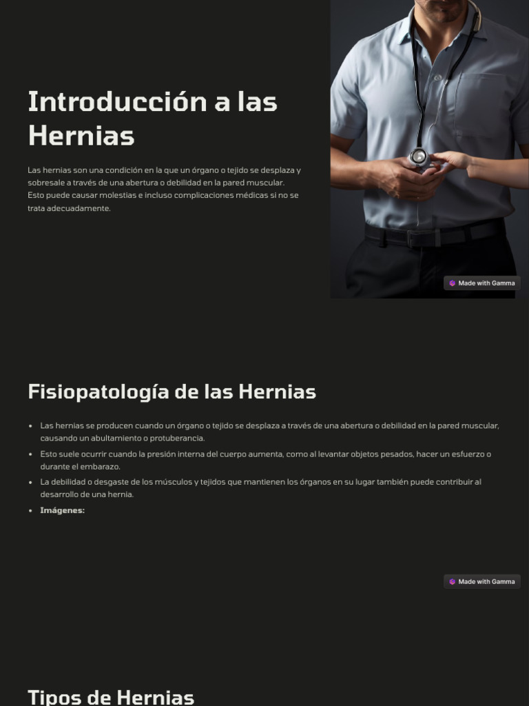 Hernias | PDF | Tejido adiposo | Cirugía