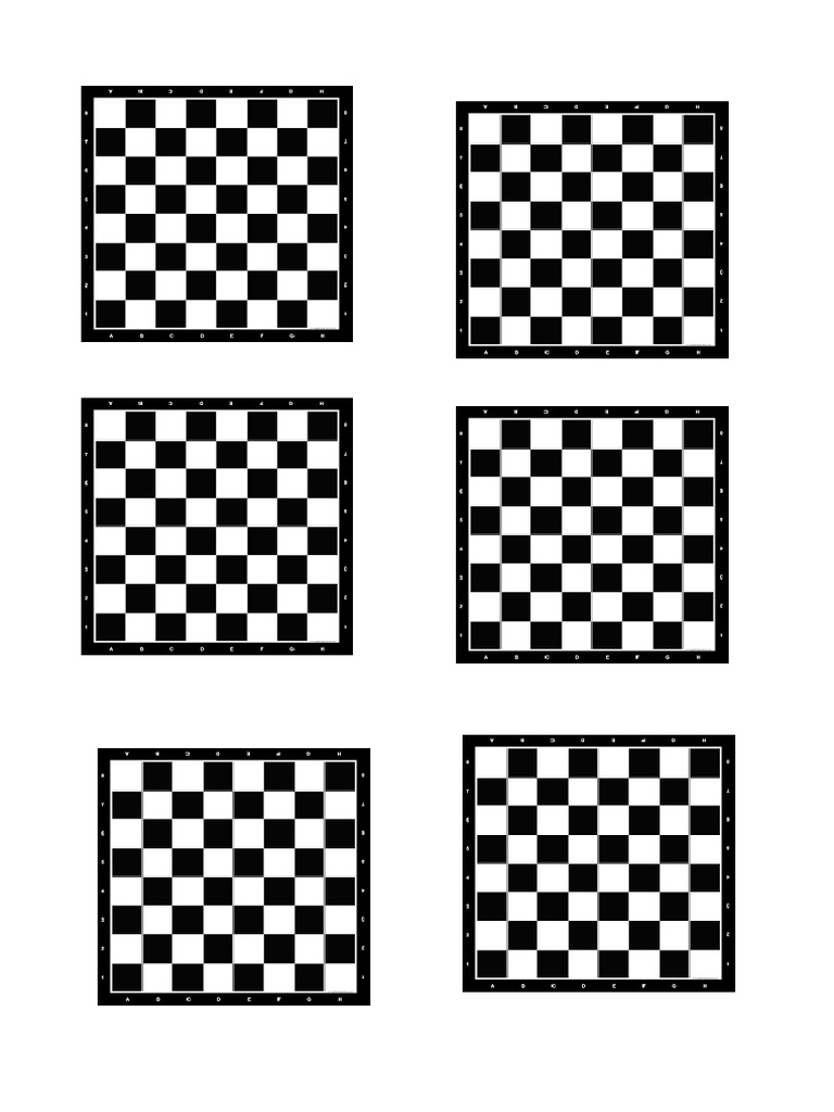 Tablas de Ajedrez | PDF