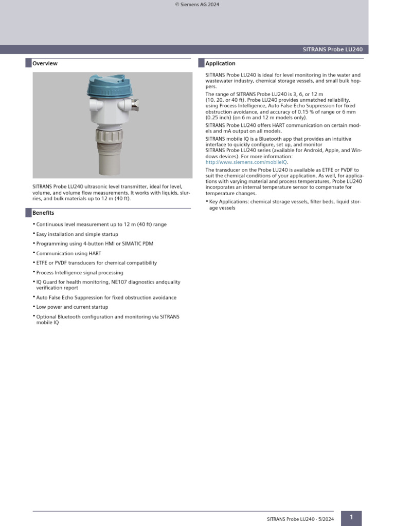 Sitransl Probelu240 Fi01 en | PDF