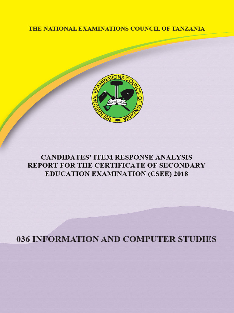 036 Information and Computer Studies | PDF | Computer Network | Databases