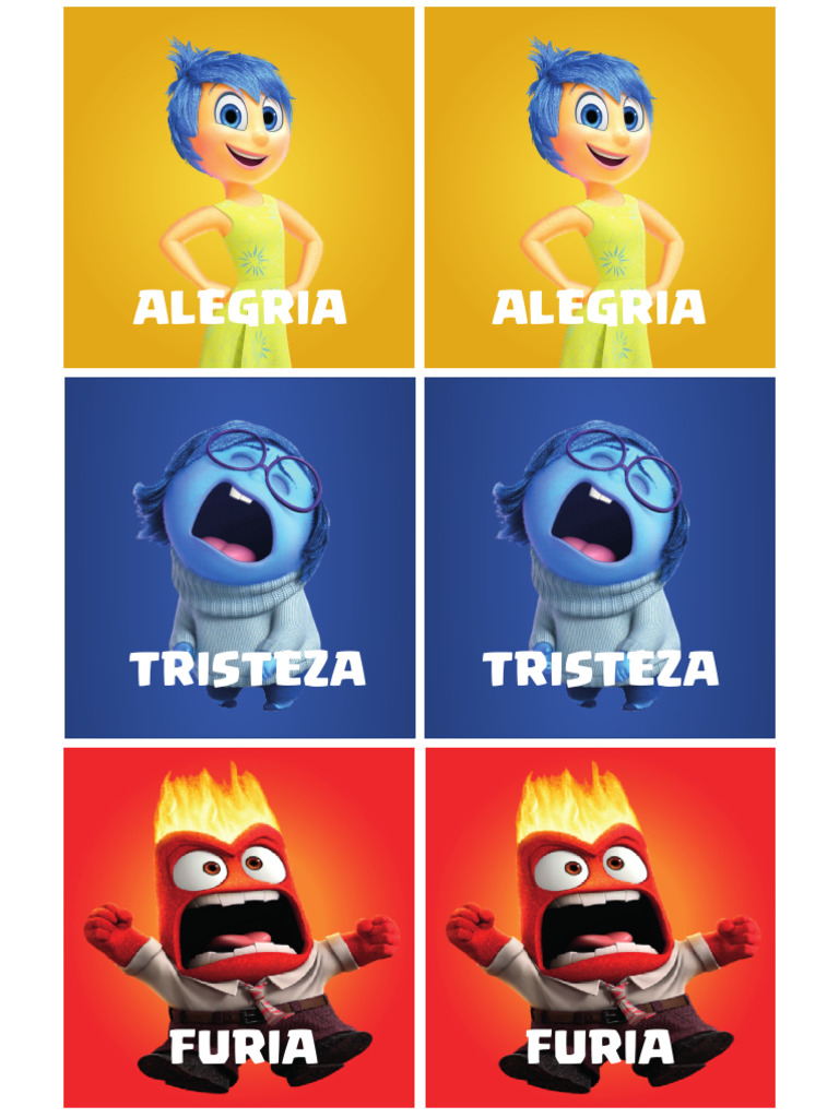 intensamente personajes | PDF