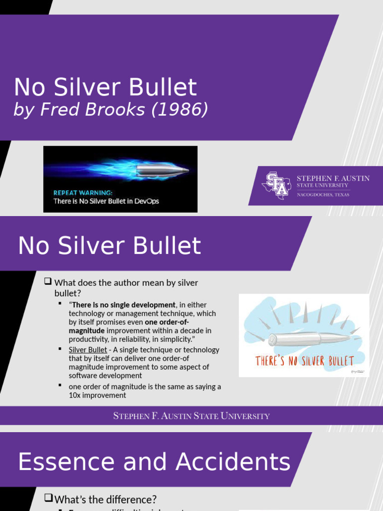 04-No Silver Bullet | PDF | Software | Complexity