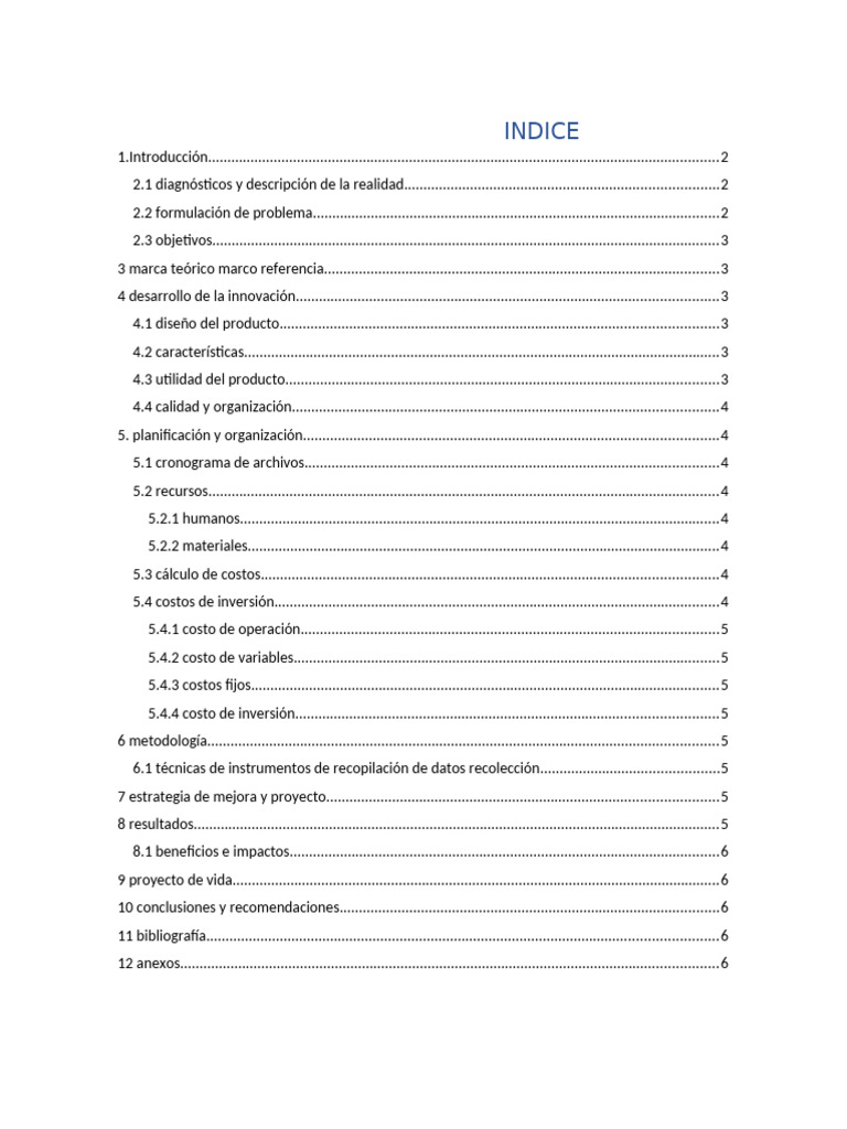 Indice | PDF