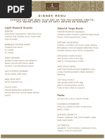 FGH Cafeteria Lunch Menu | PDF | Sauce | Hamburgers