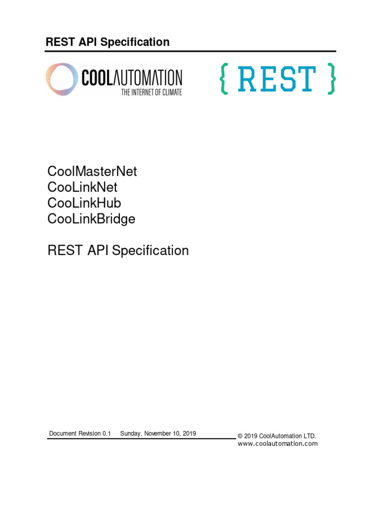 Cool-REST-spec | PDF | Port (Computer Networking) | Software Engineering