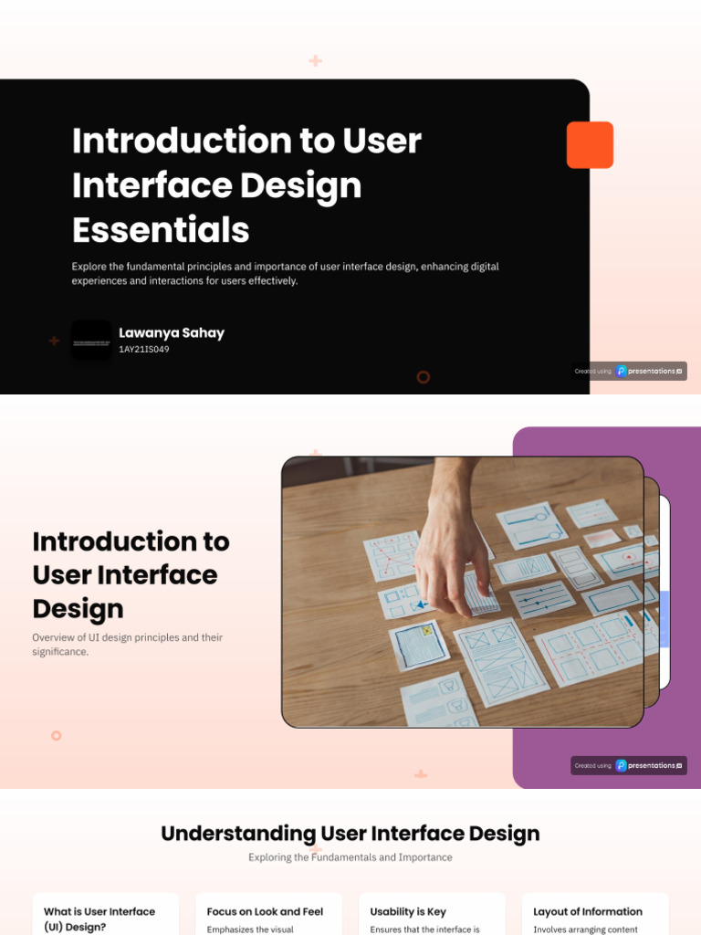 Introduction to User Interface Design | PDF