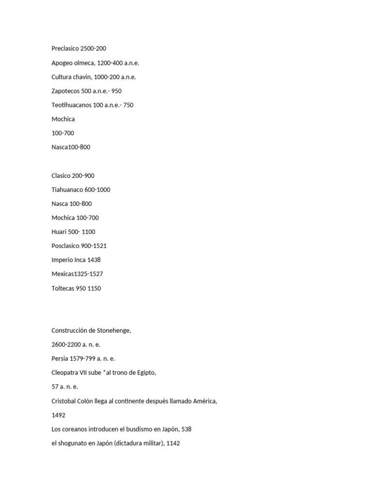 Preclasico 2500 | PDF