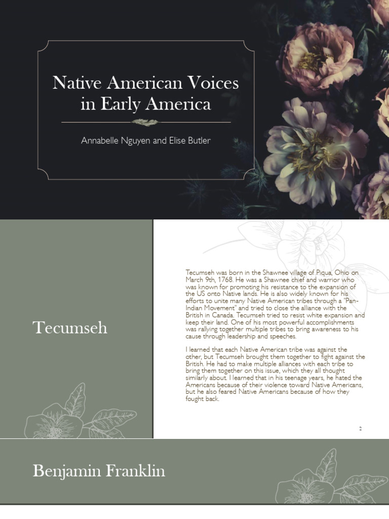 Group Project | PDF | Tecumseh | Native Americans In The United States
