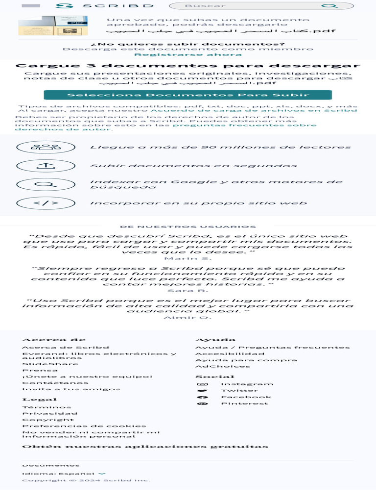 Suba Un Documento Scribd | PDF | Scribd | Facebook