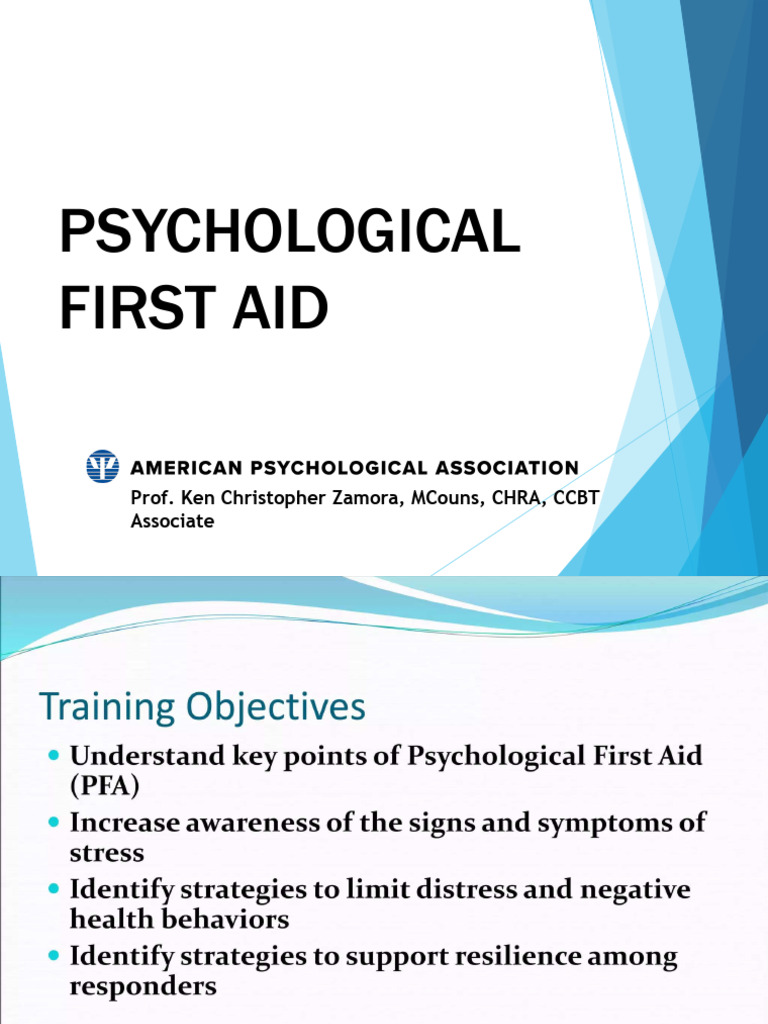 Psychological First Aid | PDF