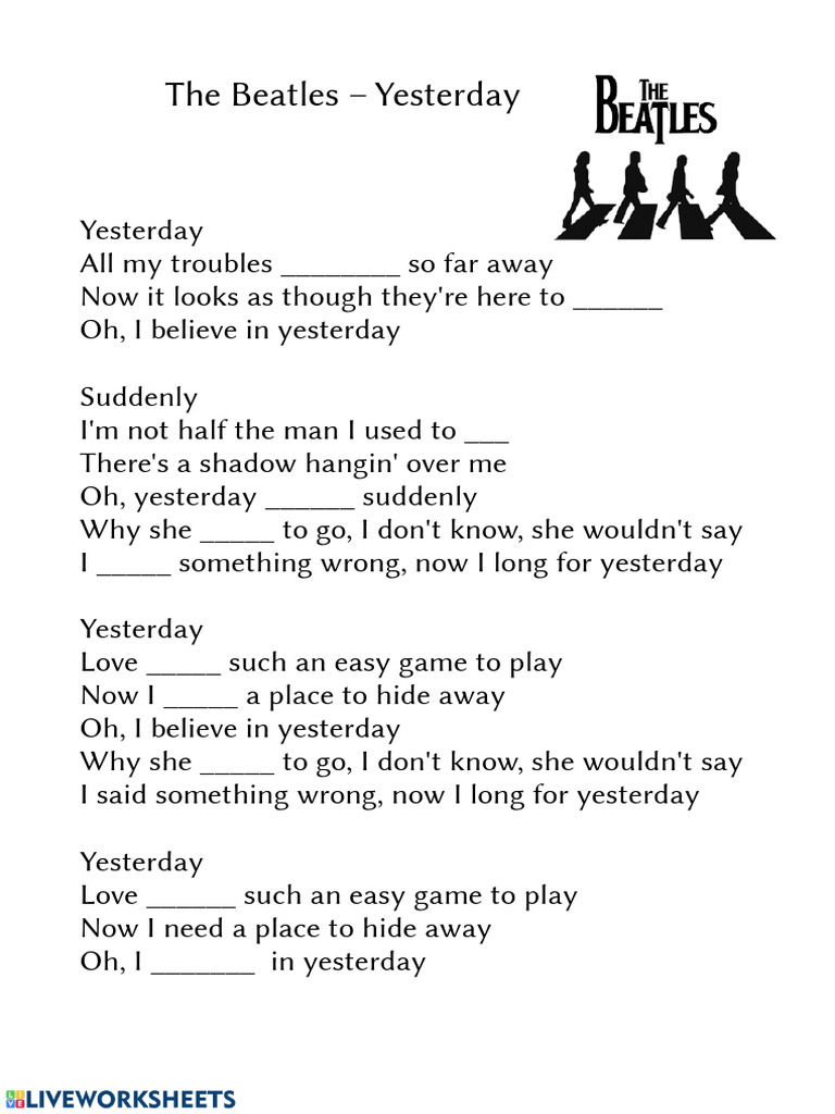 Past Simple - SONG | PDF