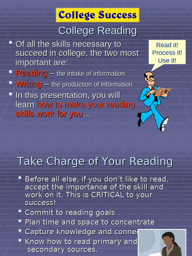 Mastering College Reading Skills | PDF | Speed Reading | Human ...