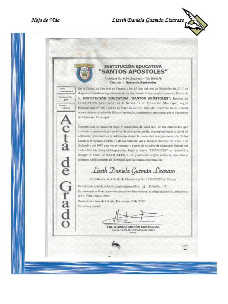 Lizeth Daniela Guzman Lizarazo | PDF