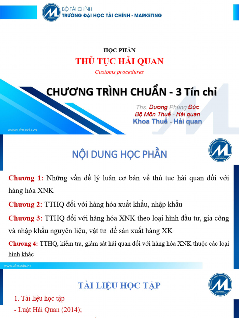Chuong 1 - TTHQ - 2024 | PDF