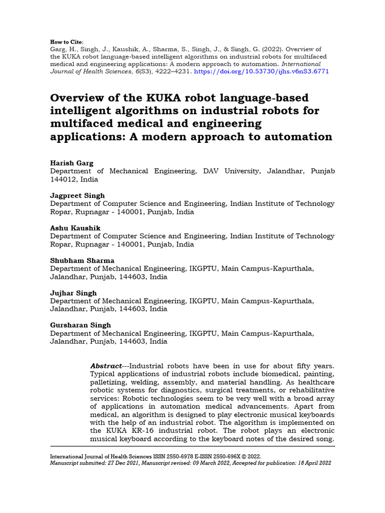 Overview_of_the_KUKA_robot_language-based_intellig | PDF | Robot | Robotics